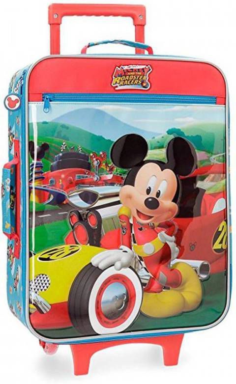 Disney Soft Trolley 50 Cm 2 Wheels Mickey Roadster Racers - Koffers.shop